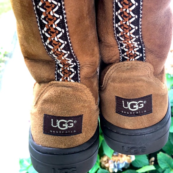 UGG | Shoes | Ugg Ultra Tall Tasman Braid Chestnut Boots 5245 | Poshmark